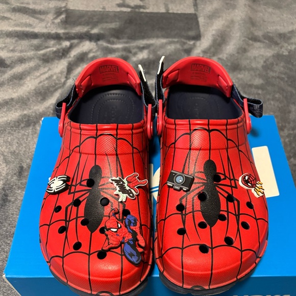CROCS | Shoes | Crocs Spiderman Marvel Edition | Poshmark